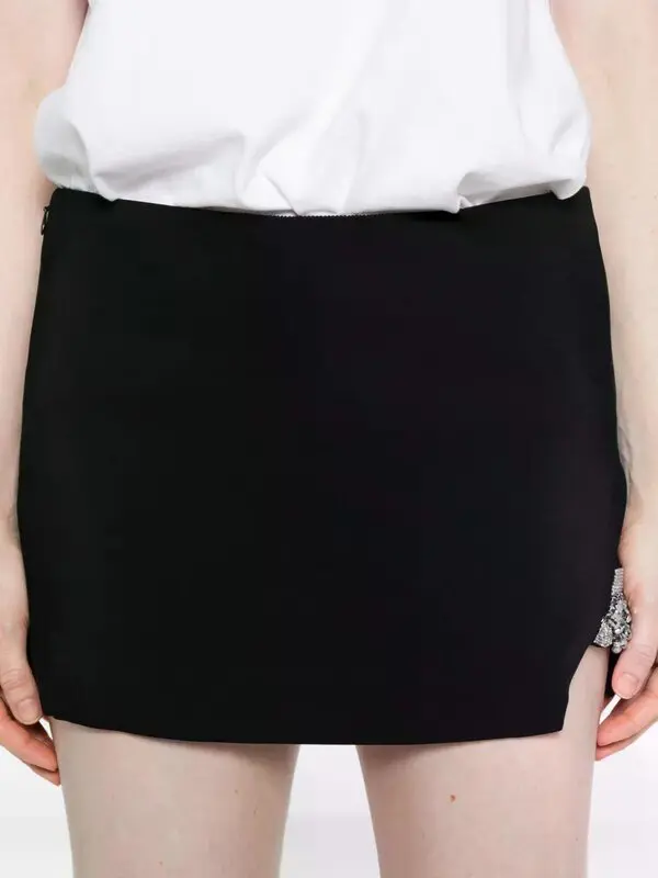 Amen Beaded-embellished Panel Mini Skirt