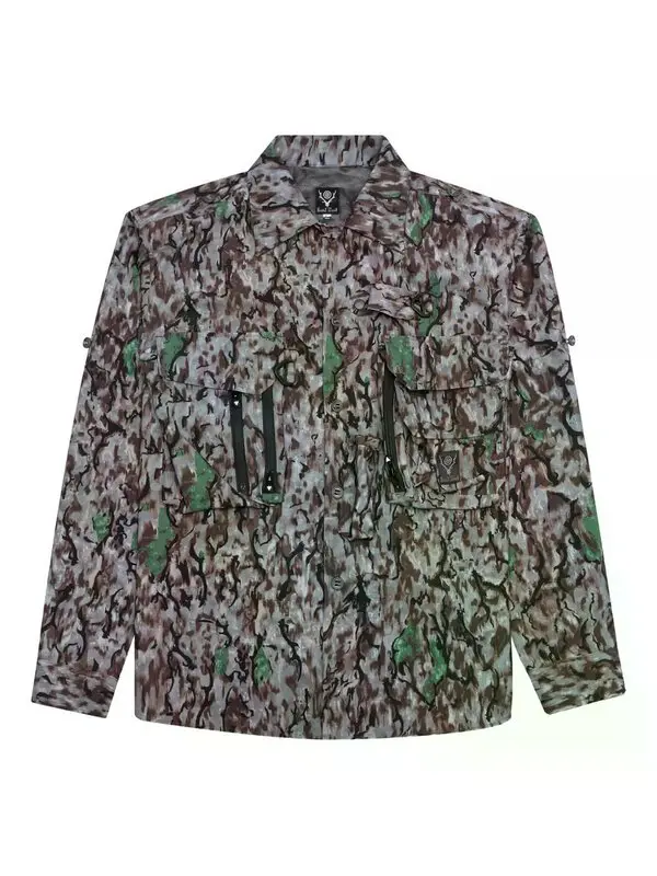 SOUTH2 WEST8 Zip-front Overshirt