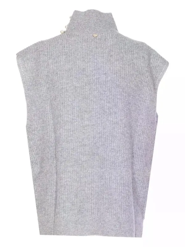 Liu Jo Pearl-embellished Vest