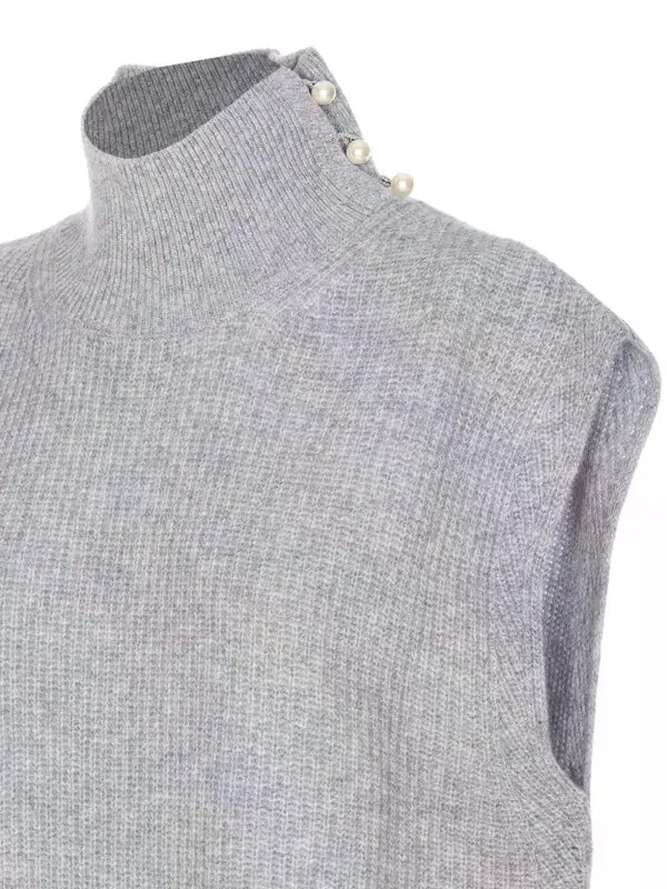 Liu Jo Pearl-embellished Vest