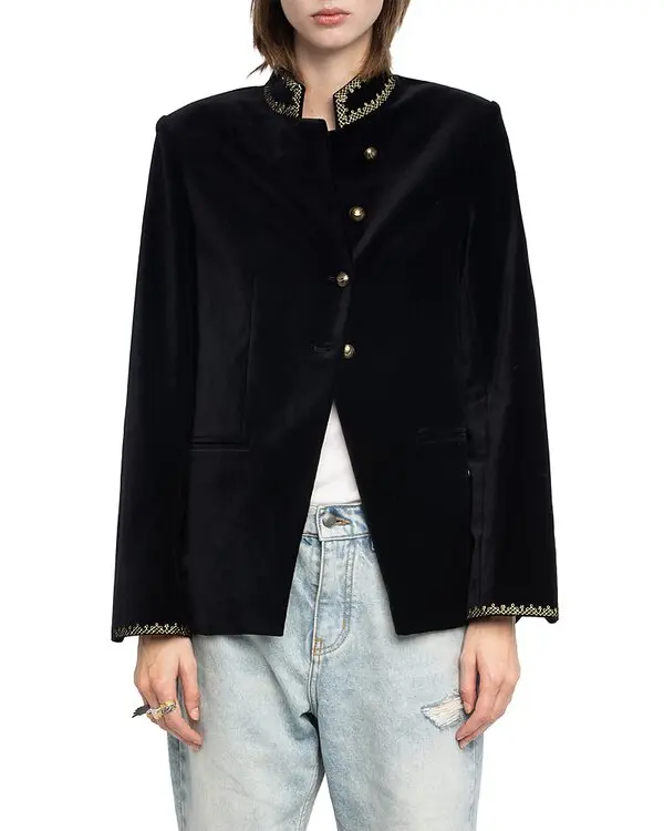 Zadig&Voltaire Verysa Velvet Blazer