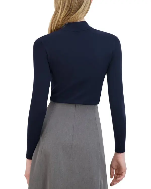 POINT Knit Mandarin Top