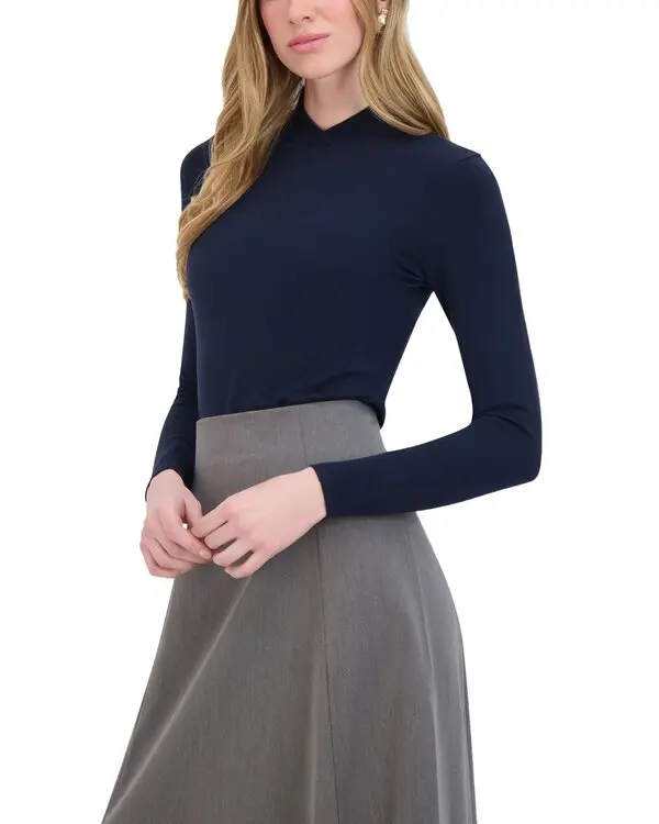 POINT Knit Mandarin Top