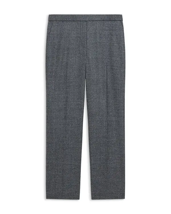 Theory Treeca Pull-on Marle Wool Pants