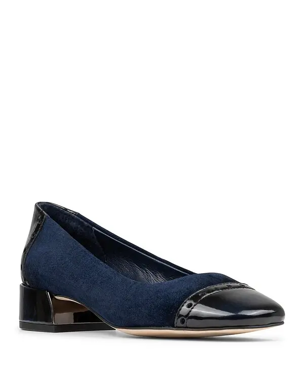 DONALD PLINER Dreww Suede Pumps - Navy