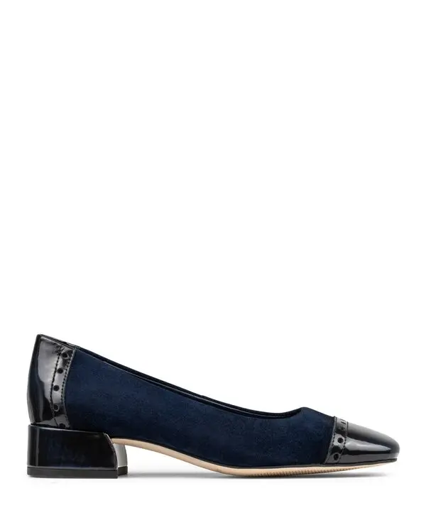 DONALD PLINER Dreww Suede Pumps - Navy