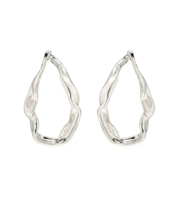 UNODE50 Link Earrings - Silver