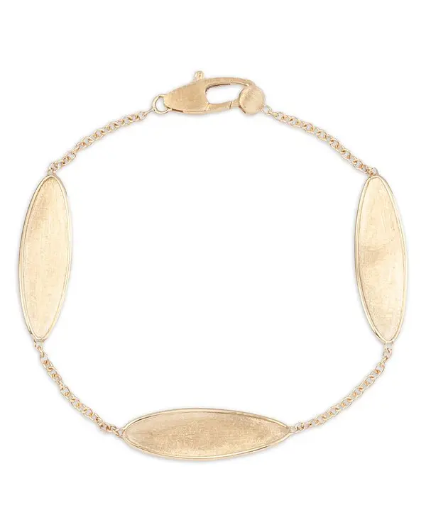 Marco Bicego 18k Yellow Lunaria Twist Disc Station Bracelet - Gold