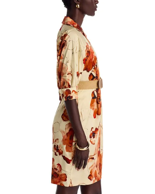 Donna Karan New York Floral Print Shirtdress