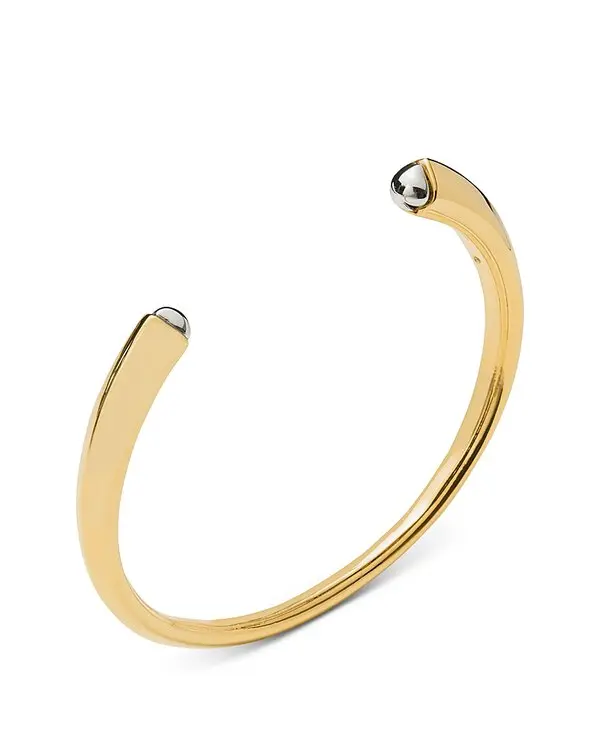 Kate Spade New York Sculptured Spade Cuff Bangle Bracelet - Gold/silver
