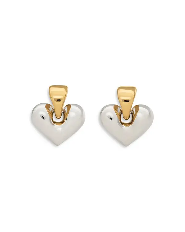 Kate Spade New York Sculpted Spade Drop Earrings - Two Tone
