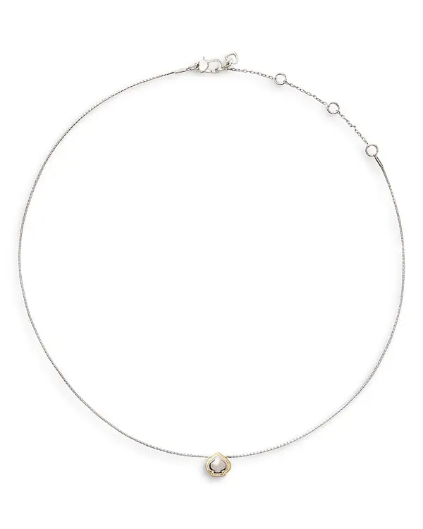 Kate Spade New York Sculpted Spade Pendant Necklace - Two Tone
