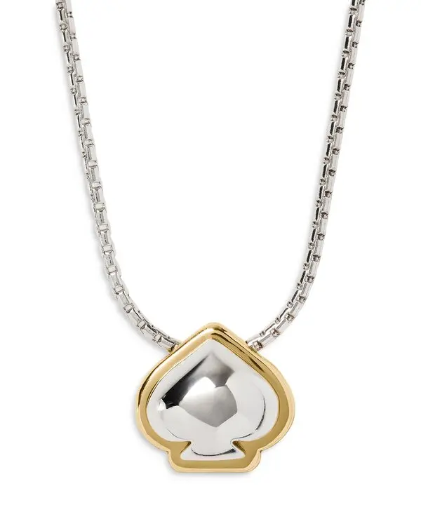 Kate Spade New York Sculpted Spade Pendant Necklace