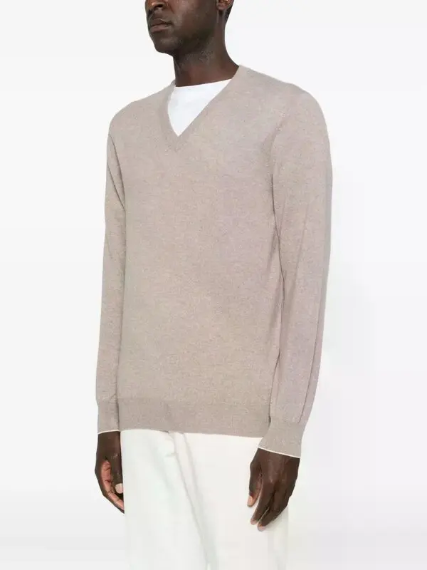 Brunello Cucinelli V-neck Cashmere Sweater
