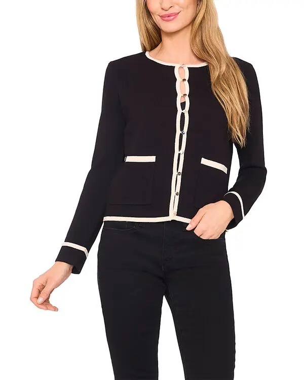 CECE DUPRAZ Tipped Cardigan