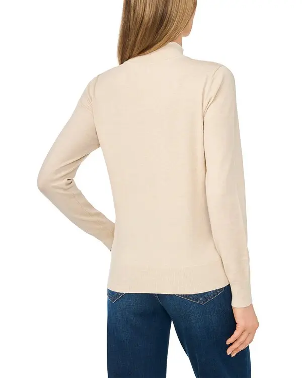 CECE DUPRAZ D'praz Embroidered Tie Neck Sweater - Malted