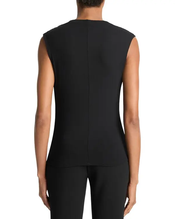 Vince Draped Top - Black