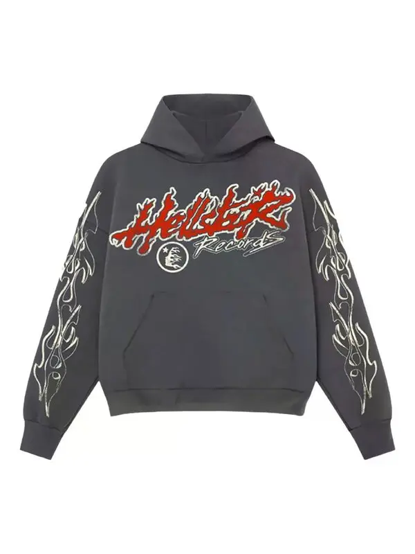 HELLSTAR Flame-print Hoodie