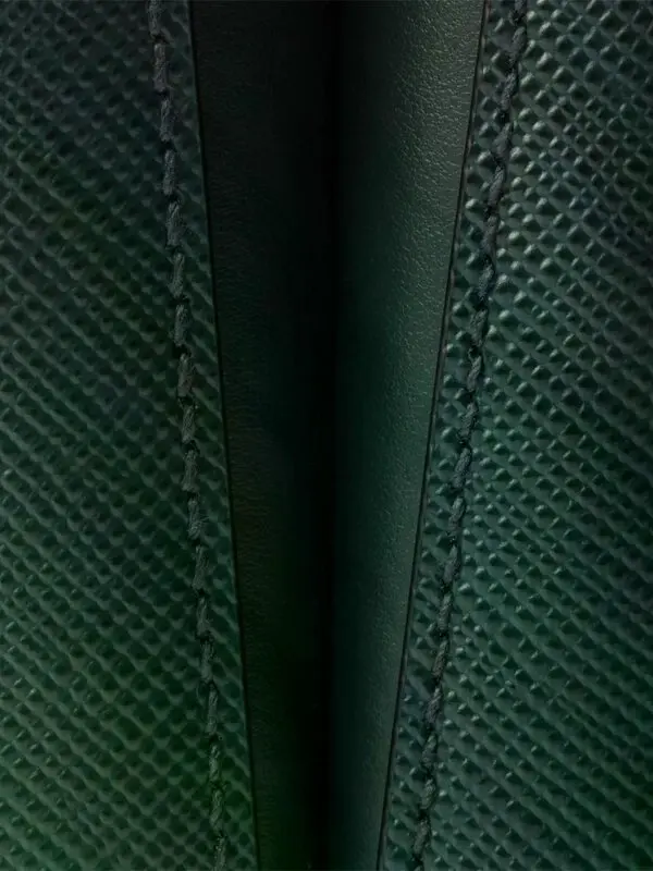 Prada Panier Mini Saffiano Leather Bag - Green