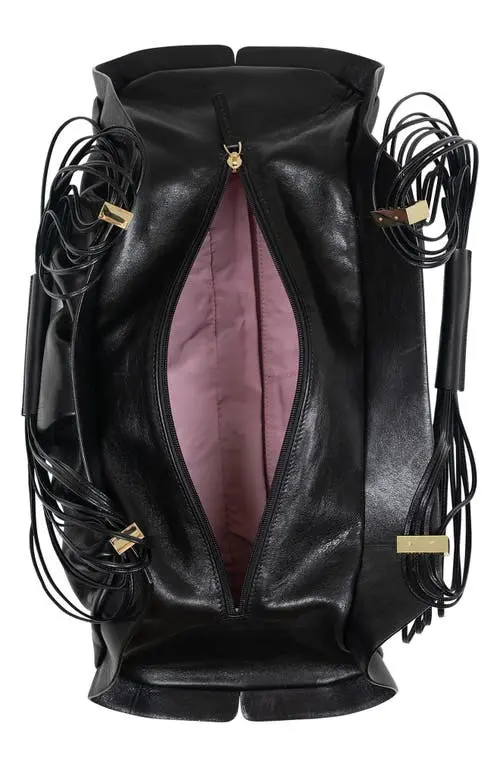 Jeffrey Campbell Mothership Leather Handbag - Black