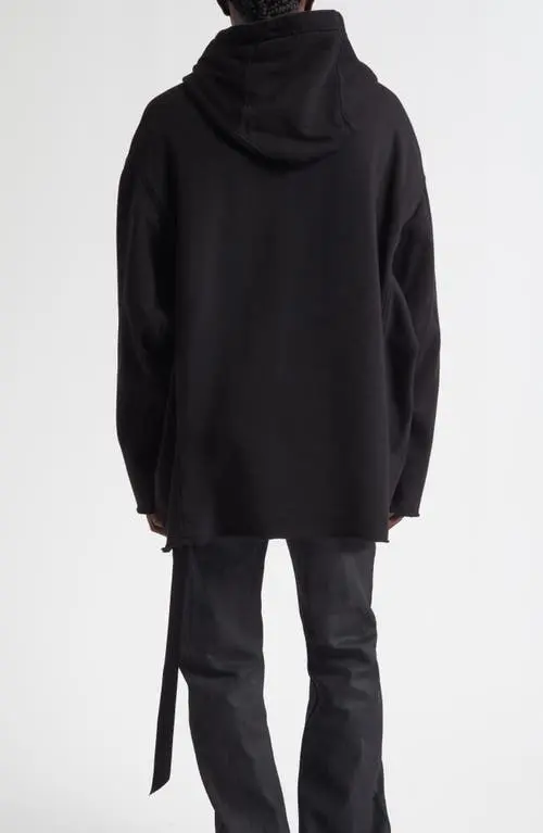 Rick Owens Peter Oversize Hoodie - Black