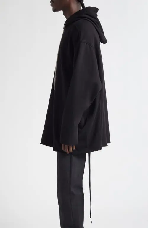 Rick Owens Peter Oversize Hoodie - Black