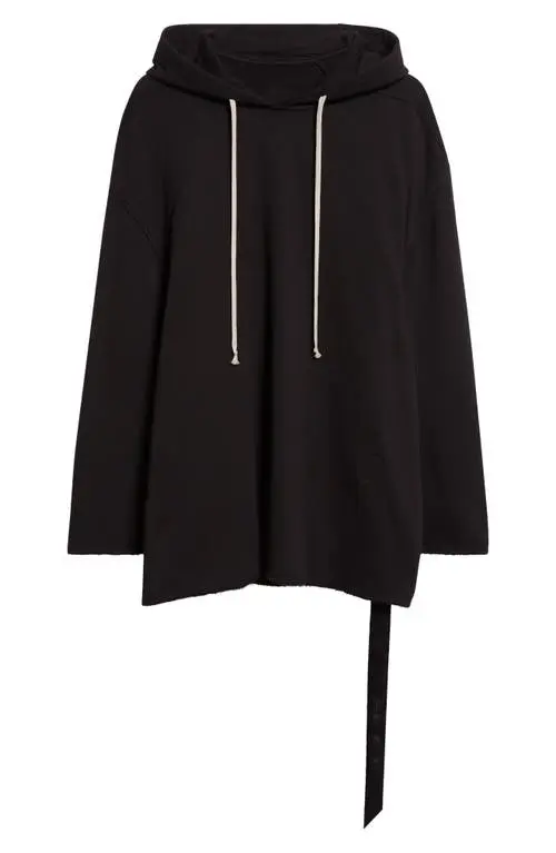 Rick Owens Peter Oversize Hoodie - Black