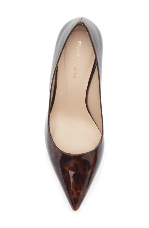 STUART WEITZMAN Supersculpt 75 Pointed Toe Pumps - Black
