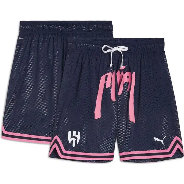 PUMA Al Hilal 2025 Fifa Club World Cup Hoops Reversible Shorts - Navy
