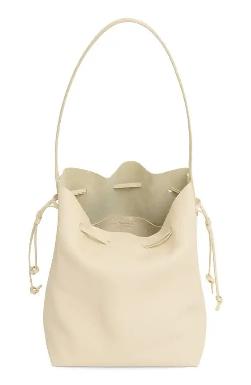 MANSUR GAVRIEL Everyday Cabas Leather Bucket Bag - Jasmine