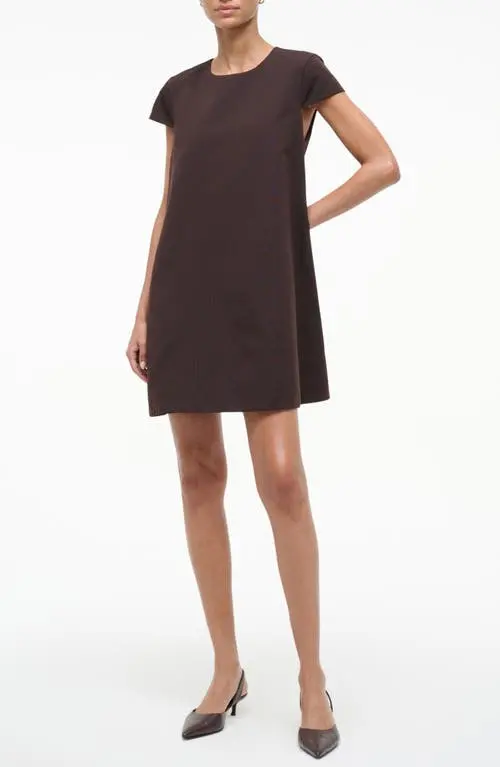 Staud Mia Cotton-blend Minidress
