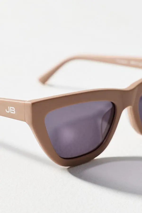 Jenny Bird Modern Cat-eye Sunglasses - Camel