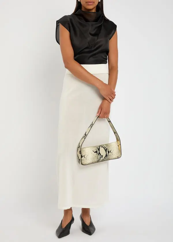 TOTEME Fine-knit Maxi Skirt - White