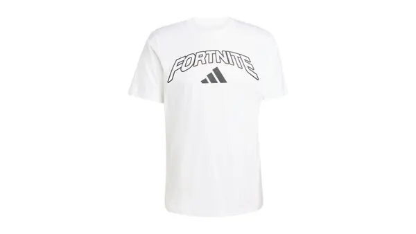 Adidas Fortnite Logo Graphic T-shirt - White