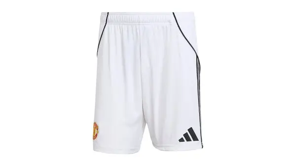Adidas 25/26 Home Shorts - Manchester United White