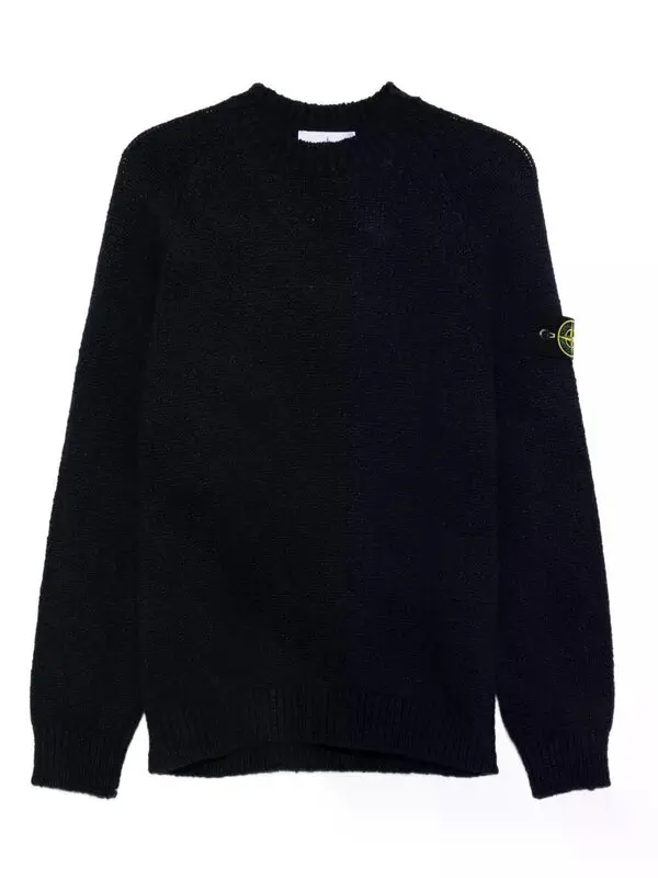Stone Island Crew-neck Wool Blend Sweater