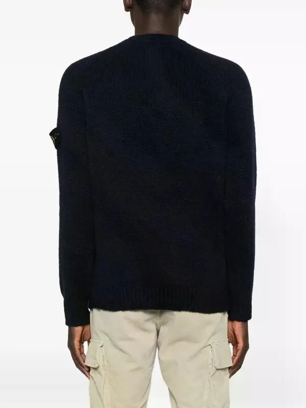 Stone Island Crew-neck Wool Blend Sweater