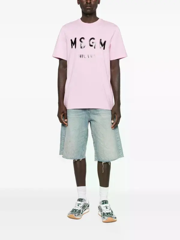 MSGM Logo-lettering T-shirt