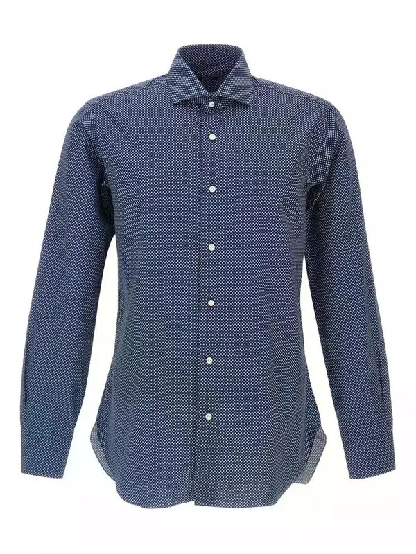 BARBA NAPOLI Polka Dot-print Shirt