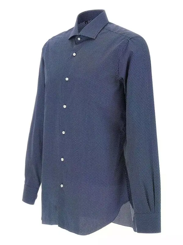 BARBA NAPOLI Polka Dot-print Shirt