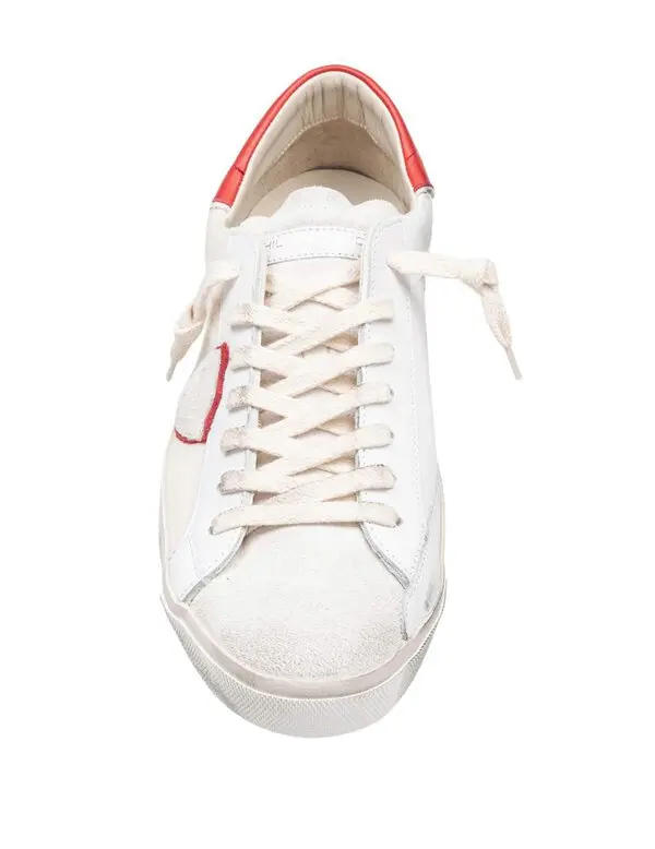 Philippe Model Felt-effect Calfskin Sneakers