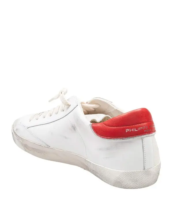 Philippe Model Felt-effect Calfskin Sneakers