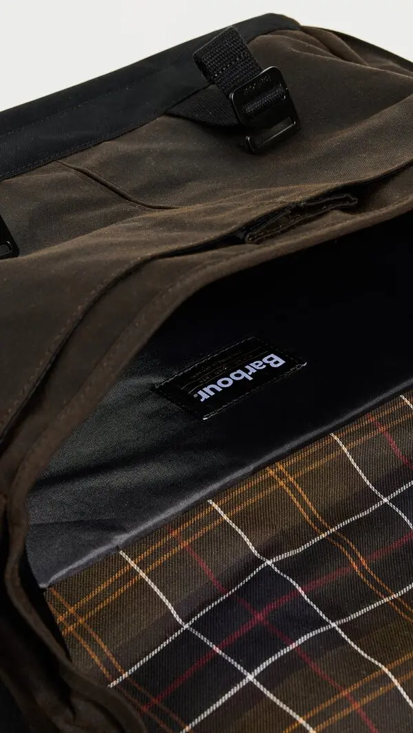 Barbour Field Wax Messenger Bag - Olive