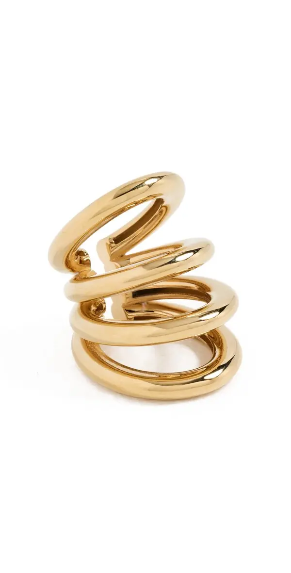 Rabanne Stacked Single Earring - Gold