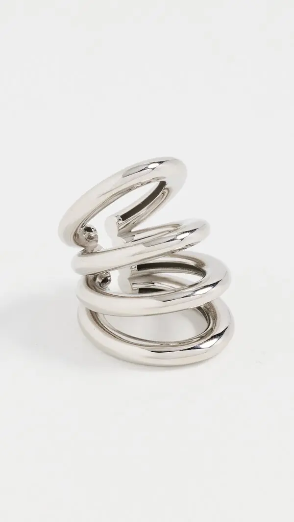 Rabanne Punk Ear Cuff - Silver