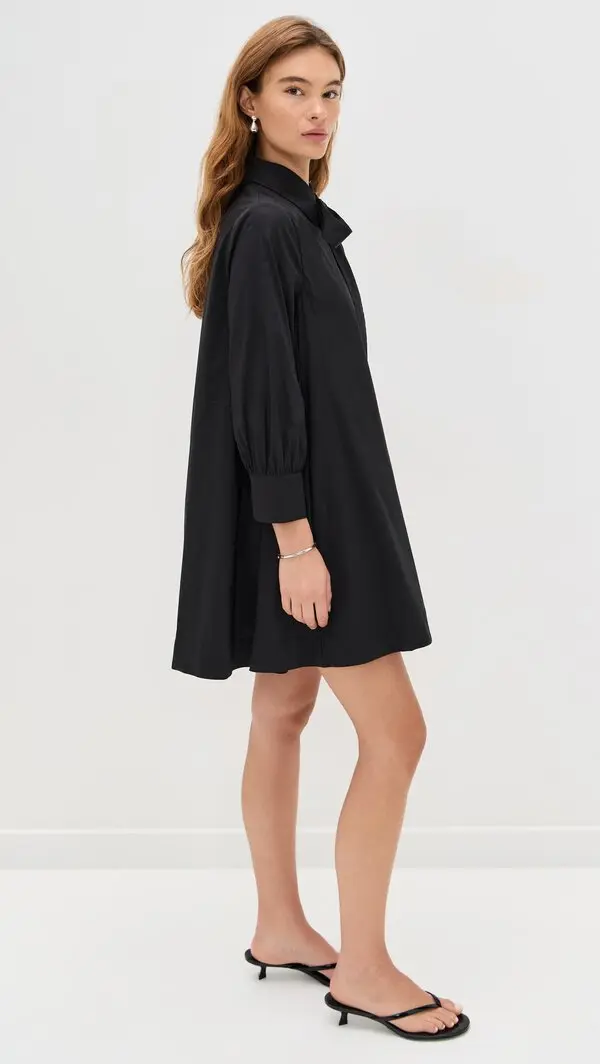 English Factory Bow Tie Mini Shirt Dress