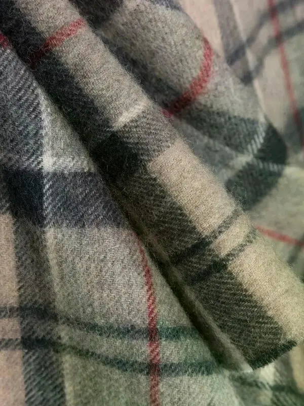 Barbour Holden Checked Fringe-trimmed Scarf