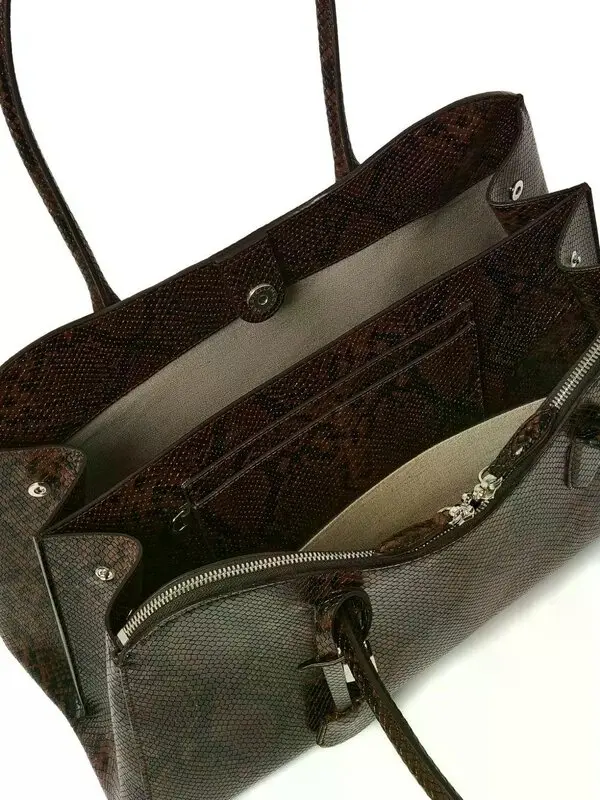 Stella McCartney Ryder Snakeskin-effect Tote Bag