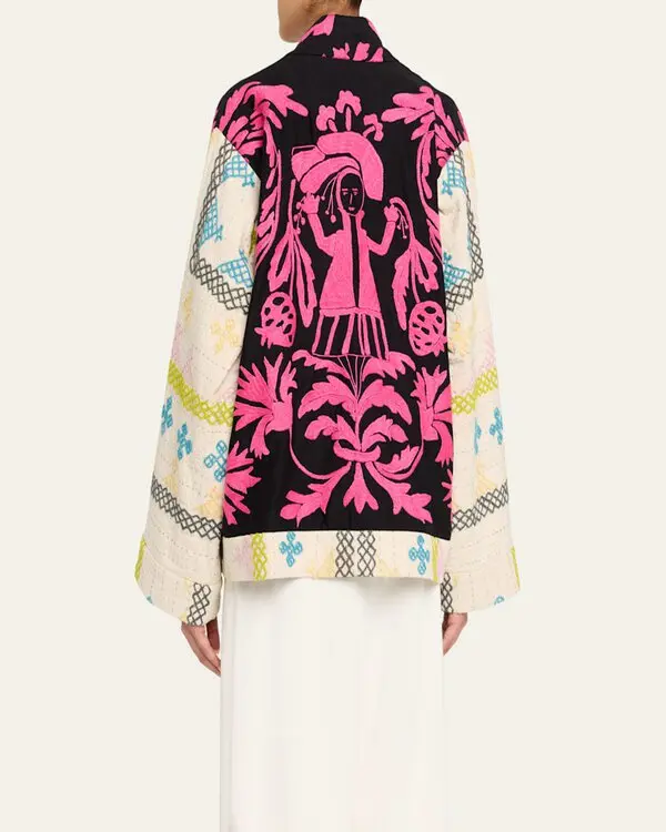 Rianna + Nina Embroidered Kimono Jacket