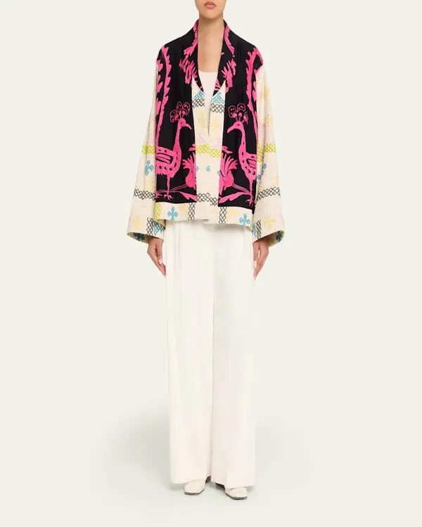 Rianna + Nina Embroidered Kimono Jacket